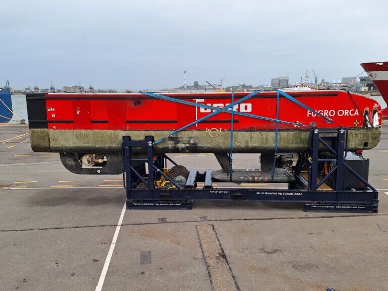 11-2-2024 Fugro Orca klaar voor transport - Maritiem Den Helder